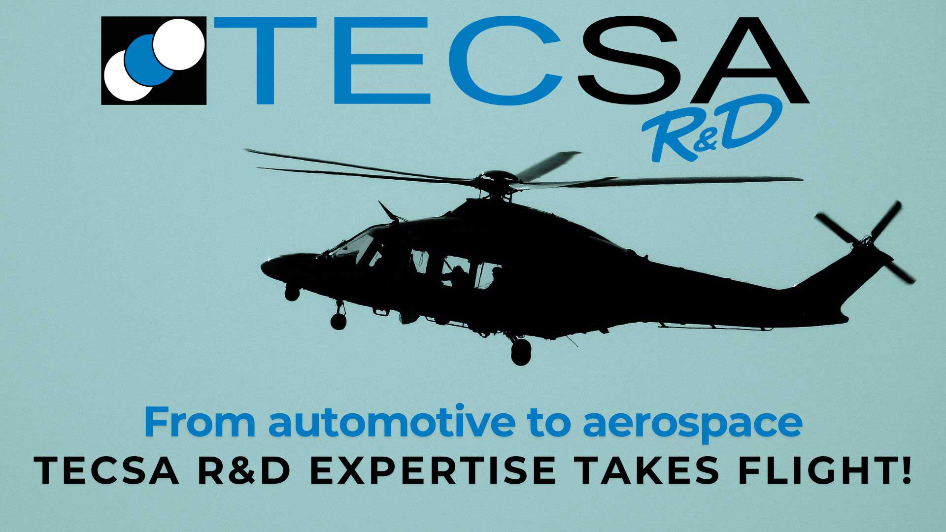 TecSA R&D Helicopter rotor testing